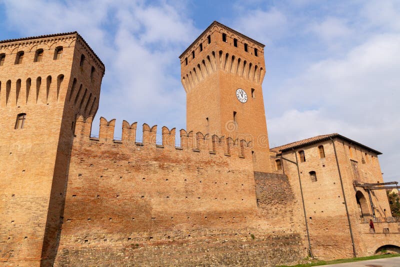 Castle of Formigine Modena Italy Stock Photo - Image of emilia ...
