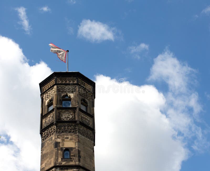 Castle Fortress Against the Sky in Cologne Stock Image - Image of town ...