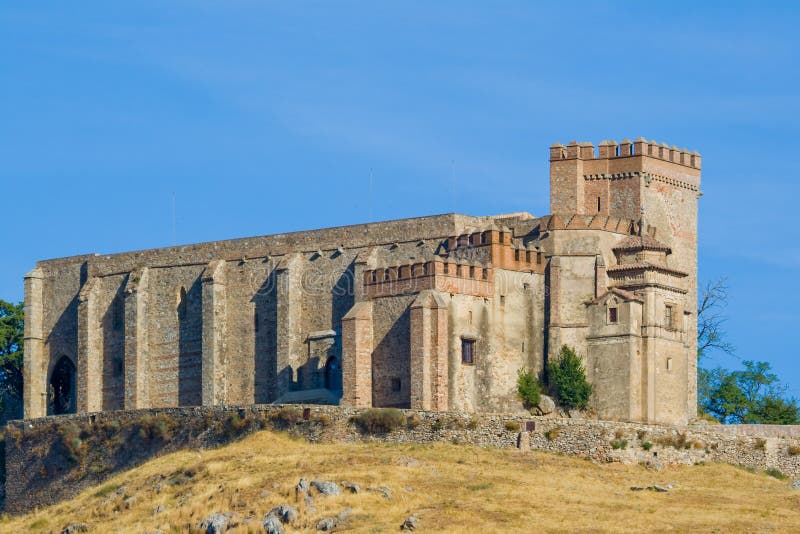 Castle - Fortress of Aracena Stock Image - Image of fort, walled: 11380223