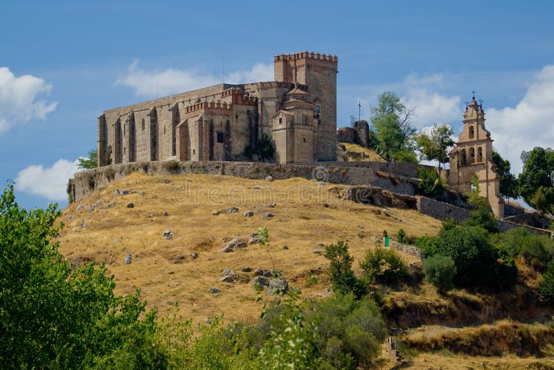 Castle - Fortress of Aracena Stock Photo - Image of fortress, large ...
