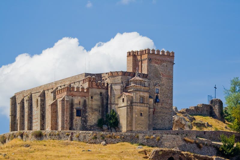 Castle - Fortress of Aracena Stock Photo - Image of rock, fortification ...