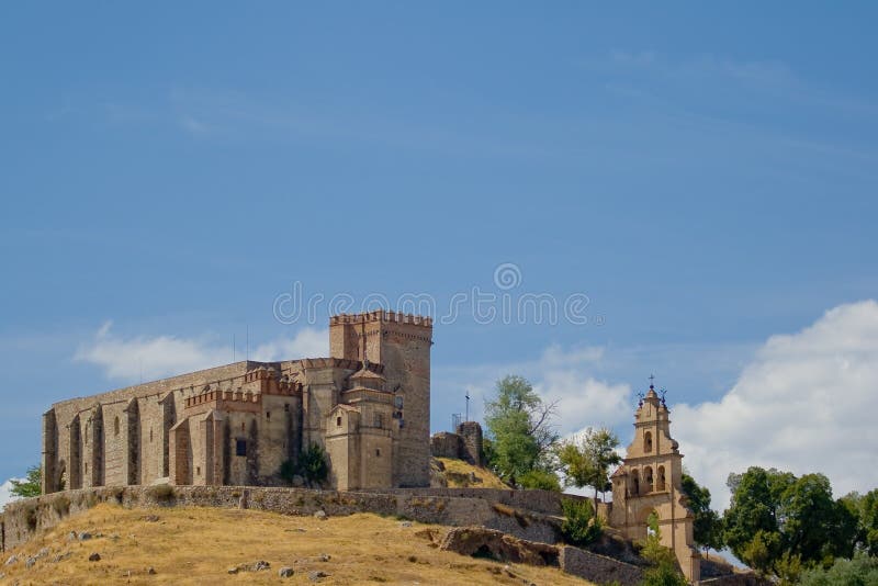 Castle - Fortress of Aracena Stock Image - Image of peak, fortified ...