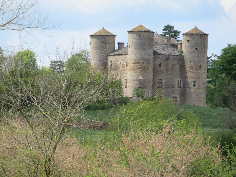 Castle Fortress Old Great Wall Protection Security Beautiful Stock ...