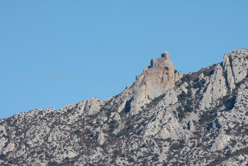 Castle in France stock image. Image of countryside, aude - 13198747