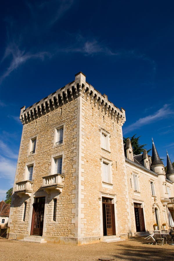 Castle In The French Charente Stock Image - Image of french ...