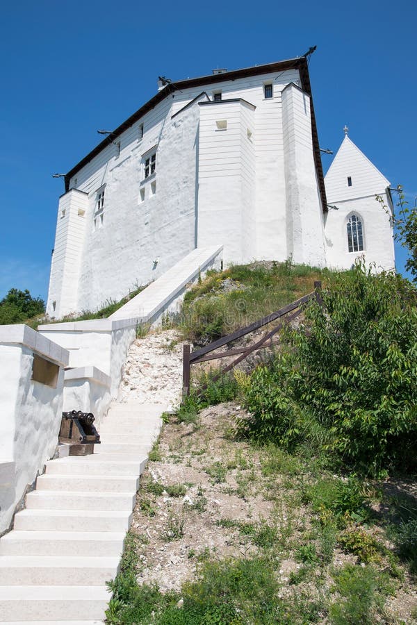 Castle Fuzer on Hilltop in Hungary Stock Image - Image of castle, trees ...
