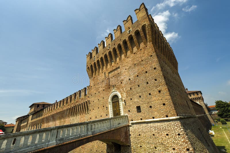 Castle of Galliate (Novara, Italy) Stock Photo - Image of exterior ...