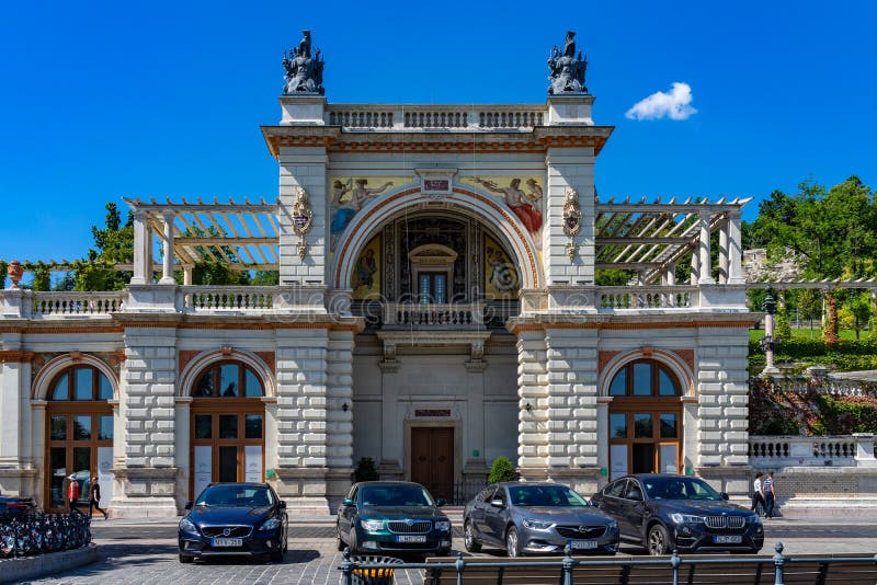 Castle Garden Bazaar in Budapest, Hungary. Editorial Stock Photo ...