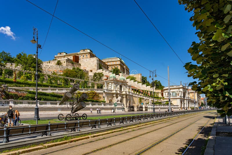Bazaar in Budapest. Hungary Stock Image - Image of building, parking ...