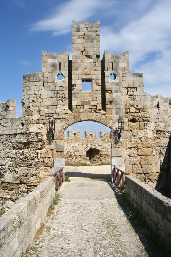 Castle Gate stock image. Image of middle, ages, defence - 5737747