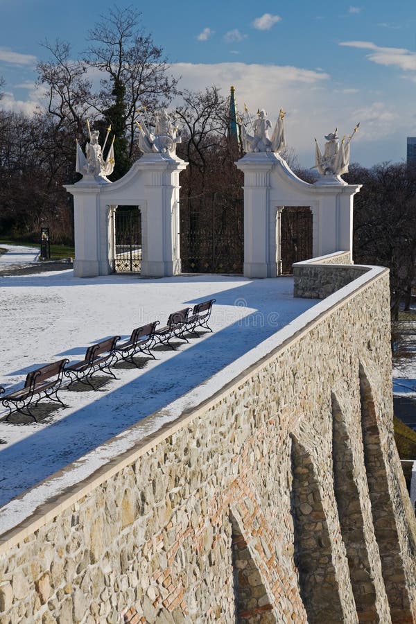 Castle Gate stock photo. Image of slovakia, gate, history - 169163062