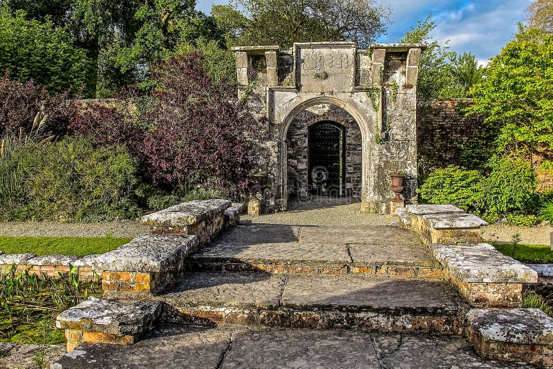 Castle Gate stock photo. Image of brick, forest, morning - 91076948
