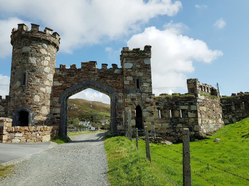Castle Gates in West Ireland Stock Photo - Image of gates, ireland ...