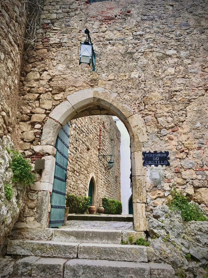 Castle gateway stock photo. Image of castle, obidos - 171797284