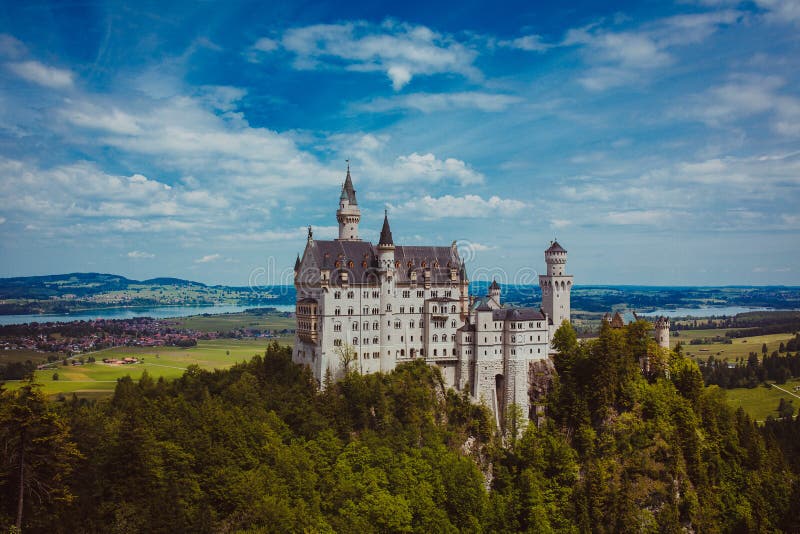 Castle Germany Bavaria Alps Editorial Photography - Image of alps ...