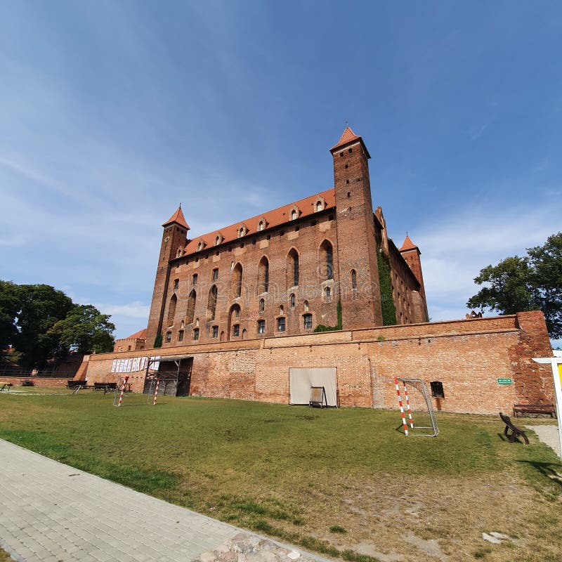 Castle in Gniew, Poland editorial stock photo. Image of landscape ...