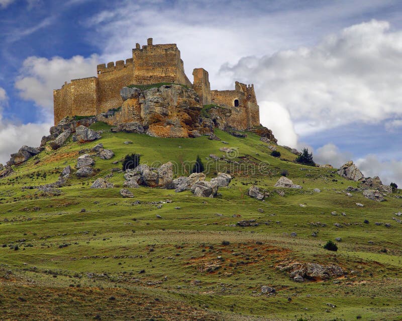 Castle Gormaz, Soria, Spain Stock Photo - Image of soria, defense: 8495070
