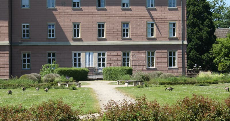 Castle Gracht stock footage. Video of plants, impressive - 281209480