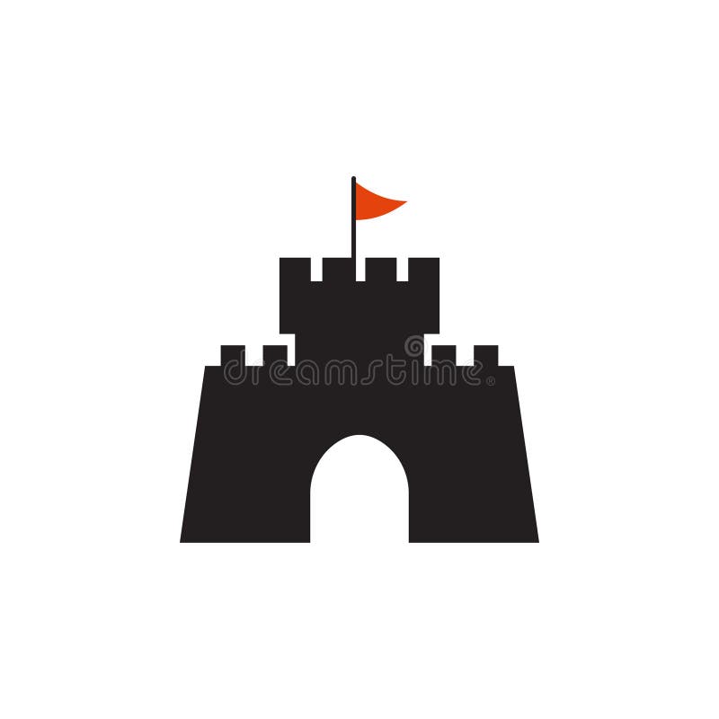 Castle Graphic Design Template Vector Isolated Illustration Stock ...