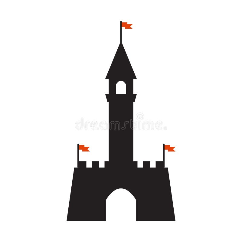 Castle Graphic Design Template Vector Isolated Illustration Stock ...
