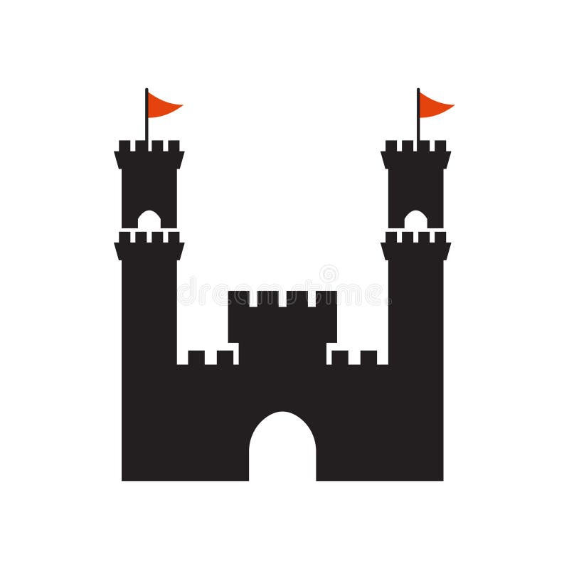 Castle Graphic Design Template Vector Isolated Illustration Stock ...