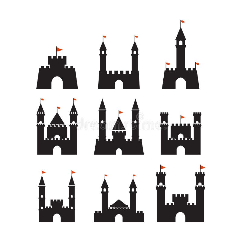 Castle Graphic Design Template Vector Isolated Illustration Stock ...