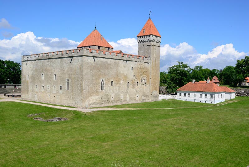 Kuressaare Castle in Saaremaa Stock Image - Image of historical, pond ...