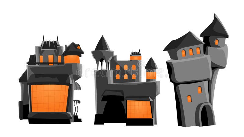 Castles on a White - Seamless Vector Texture Stock Vector ...