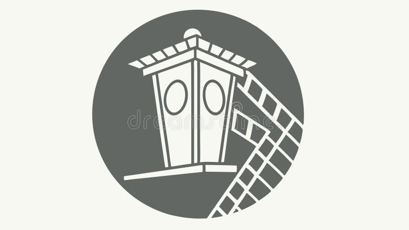 Castle Guard House or Sentry Box Icon for Security, Vector Design ...
