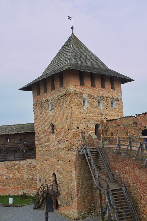Castle Guard Tower, a Medieval Watchtower with Deer Stairs, a Historic ...
