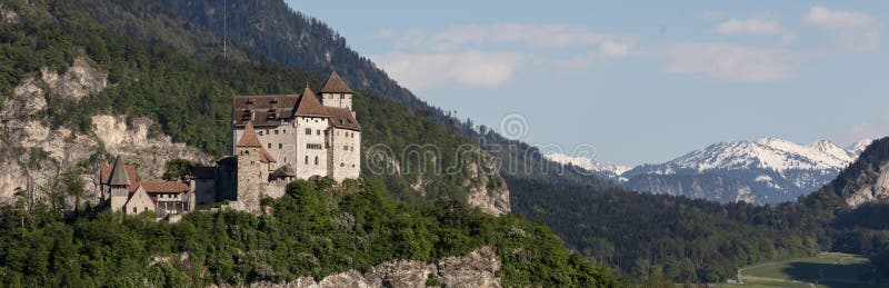 Castle Gutenberg Balzers Liechtenstein Stock Image - Image of ...