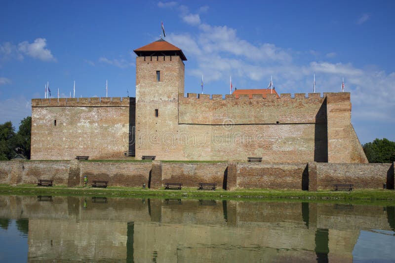 Tower of the castle Gyula stock photo. Image of ancient - 17994758