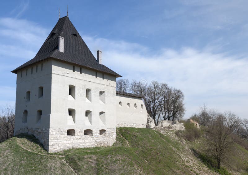 Castle in Halych stock image. Image of castle, fortified - 19419617