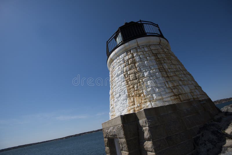 Castle Hill Lighthouse stock photo. Image of ocean, england - 76248542