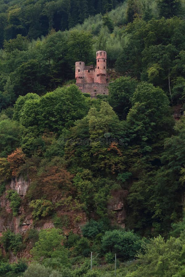 Castle on a Hillside stock image. Image of height, ancient - 58316219