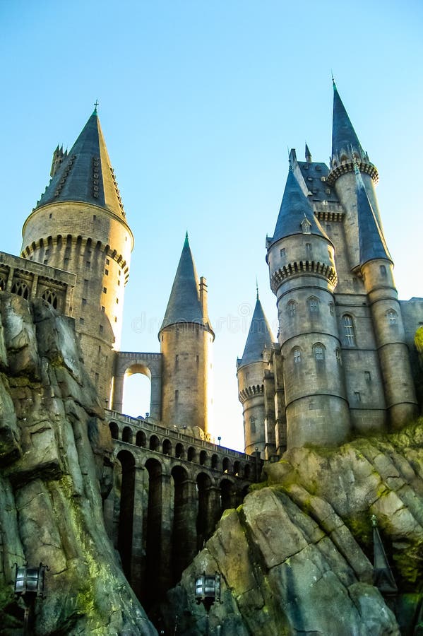 Castle in Hogwarts, Universal Studios Editorial Image - Image of harry ...
