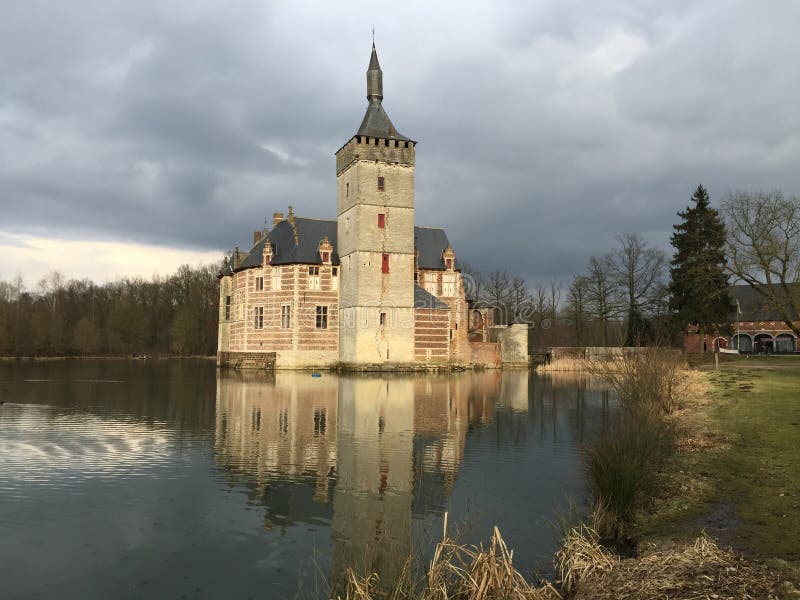 Horst castle stock image. Image of historical, flanders - 9201445