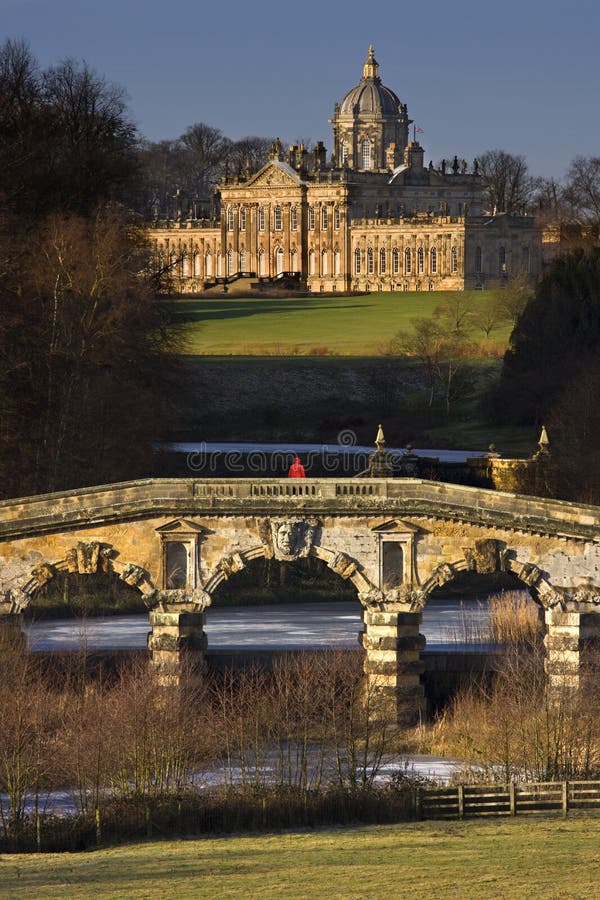 Castle Howard in North Yorkshire - England Stock Photo - Image of ...