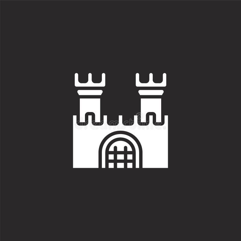 Castle Icon. Filled Castle Icon for Website Design and Mobile, App ...