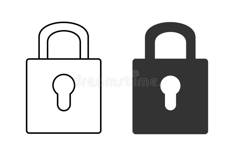 Castle Icon. Security Symbol. Sign Closed Vector Stock Vector ...