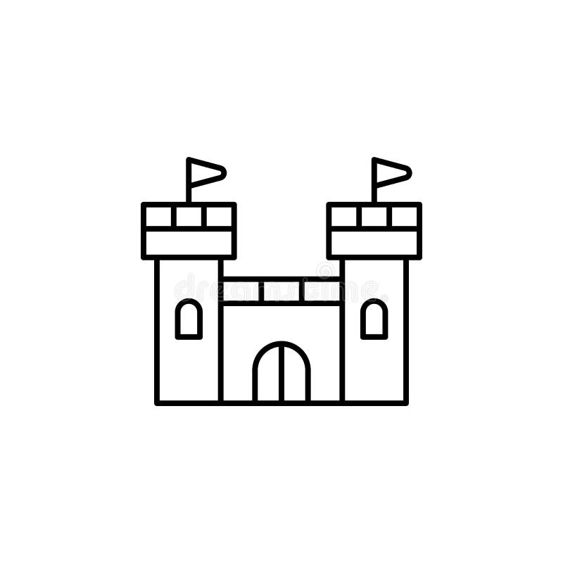 Simple Castle Outline