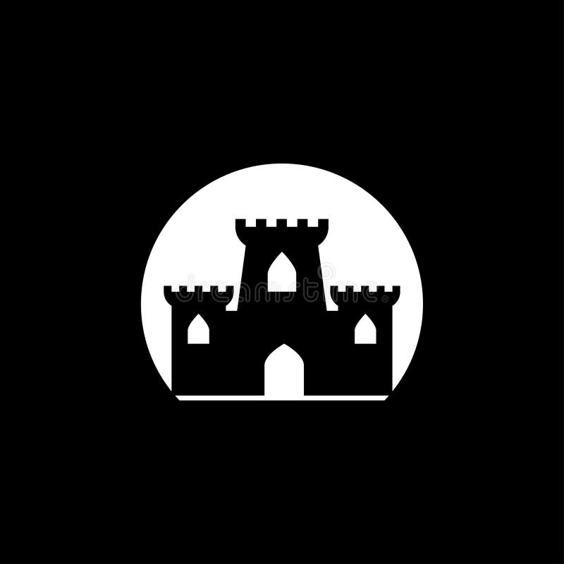 Castle Icon. Castle Tower Icon or Symbol. Vector Illustration Stock ...