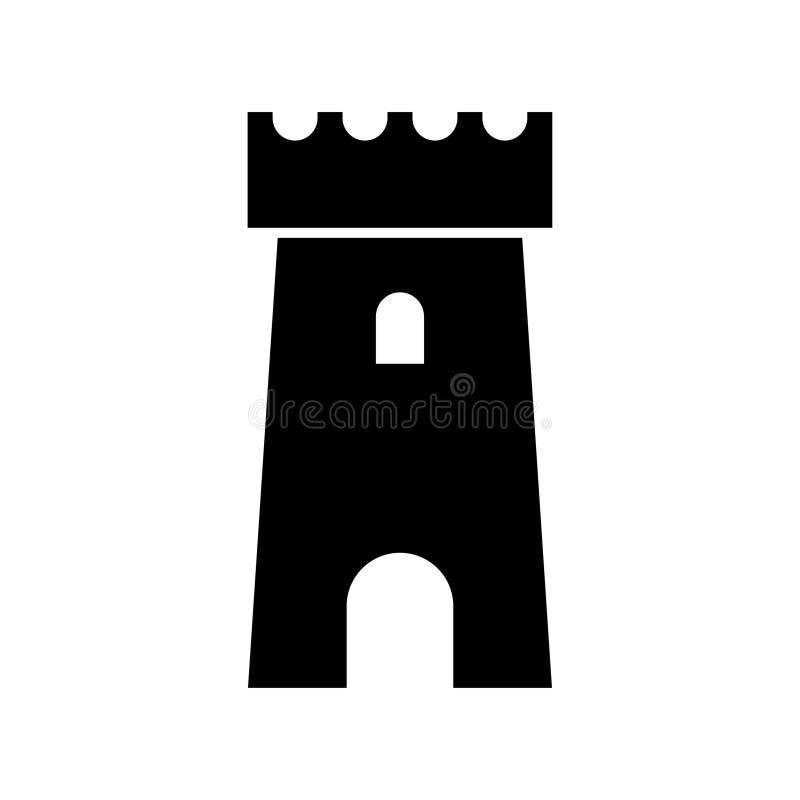 Castle Icon Vector Design Template Basic RGB Stock Vector ...