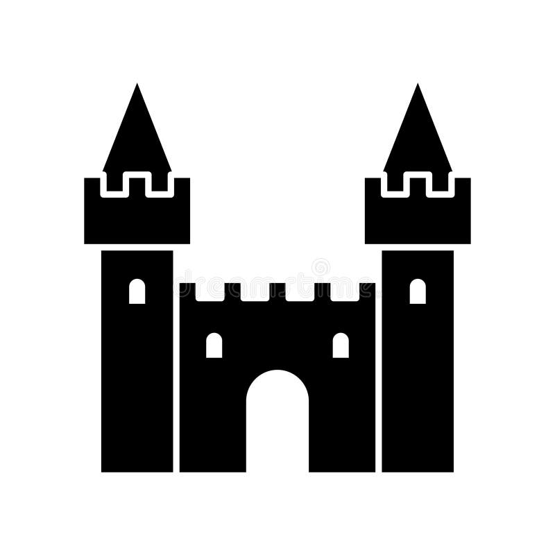 Castle Icon Vector Design Template Basic RGB Stock Vector ...