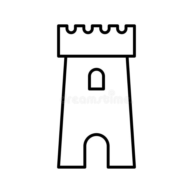 Castle Icon Vector Design Template Basic RGB Stock Vector ...