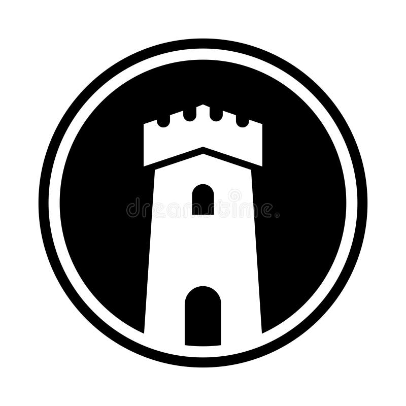 Castle Icon Vector Design Template Basic RGB Stock Vector ...