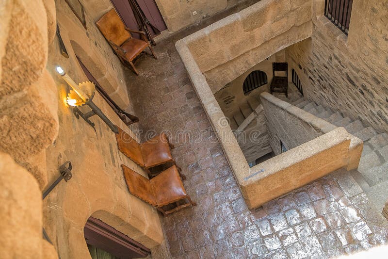 Castle Interior with Stairs Stock Photo - Image of fort, beautiful ...