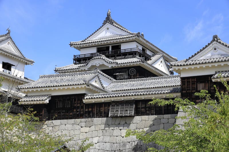 Castle Keep of Matsuyama Castle Stock Photo - Image of tower, historic ...