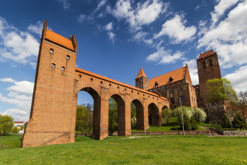 Castle in Kwidzyn. Poland stock image. Image of historical - 31051383