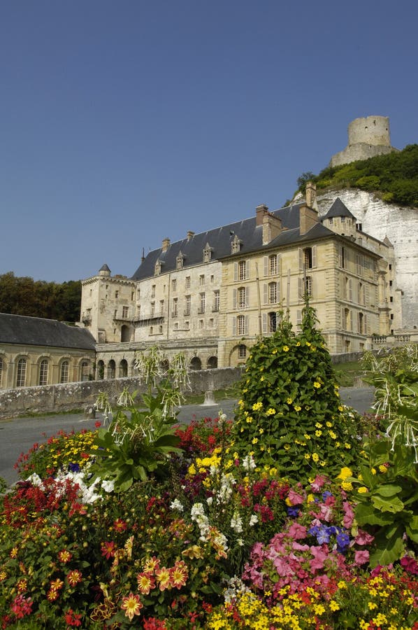 Castle of La Roche Guyon stock photo. Image of history - 13877058